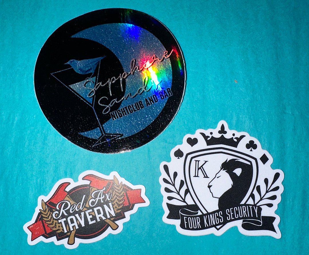 Four Kings Security Universe Sticker Trio – Charlie Cochet